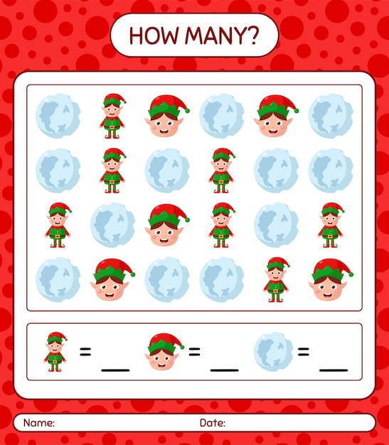 Counting Elves and Snowballs in the Winter Wonderland | Jiffy Designs