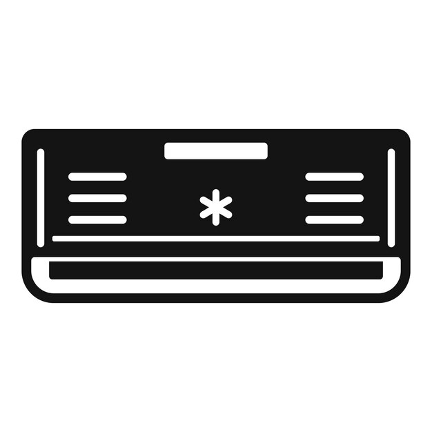 Sleek and Minimalist Air Conditioning Unit Icon | Jiffy Designs