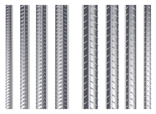 Sturdy Steel Reinforcement Bars with Parallel Ribbed Patterns | Jiffy ...