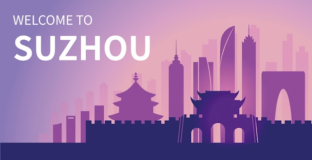 Vibrant Skyline of Suzhou's Iconic Architecture | Jiffy Designs