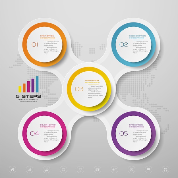 Vibrant Circular Infographic with Detailed Data Visualization | Jiffy ...