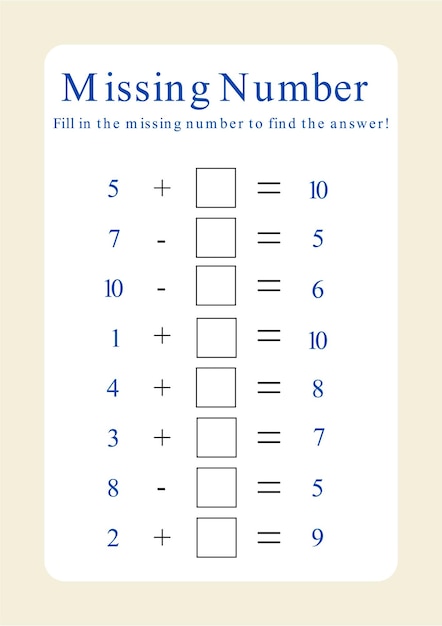 Engaging Math Puzzle: Uncover the Missing Numbers | Jiffy Designs
