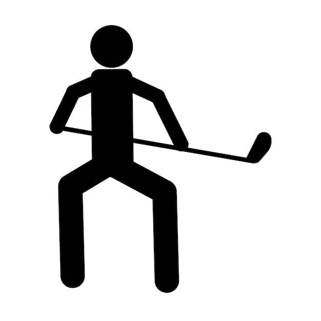 Stylish Stick Figure in Dynamic Pose | Jiffy Designs
