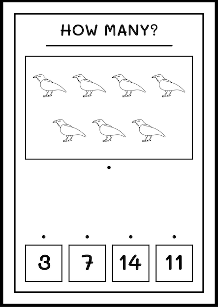 Counting Crows: A Playful Math Activity | Jiffy Designs
