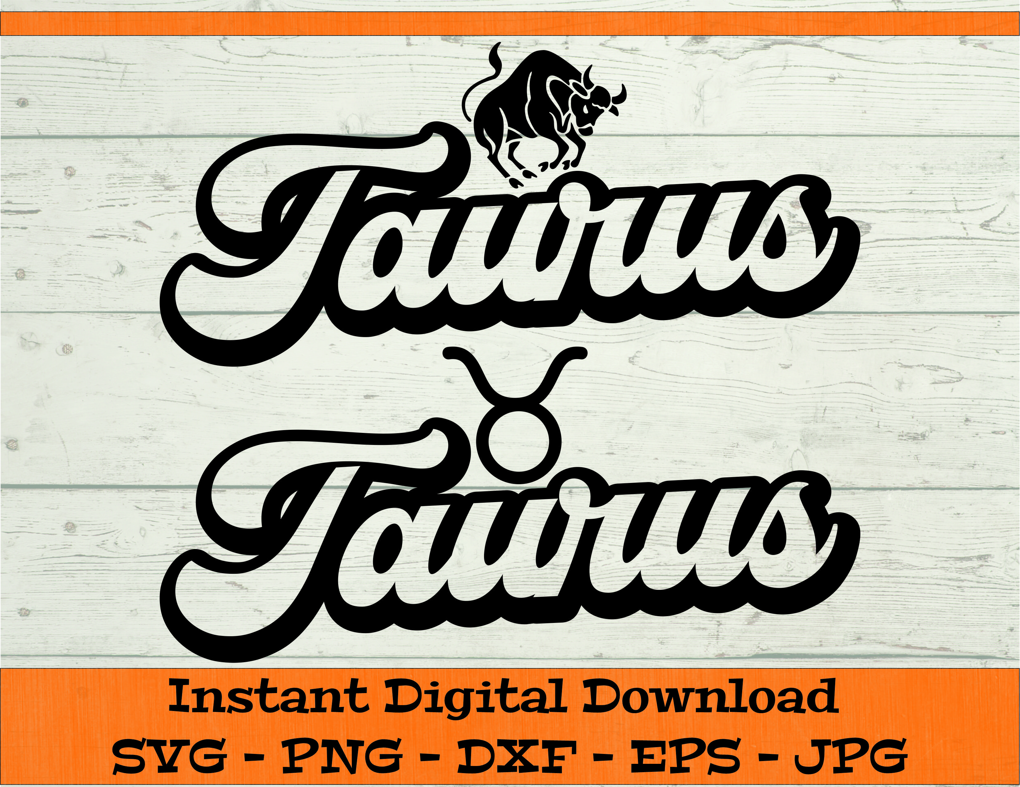 Retro Taurus Bundle | Jiffy Designs