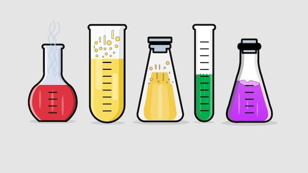 Vibrant Laboratory Glassware Showcasing Scientific Experiments | Jiffy ...