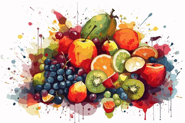 Vibrant Fruit Medley: A Colorful Explosion of Flavors | Jiffy Designs