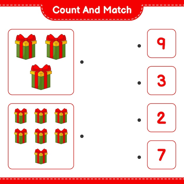 Colorful Gift Boxes: A Fun Counting Activity | Jiffy Designs