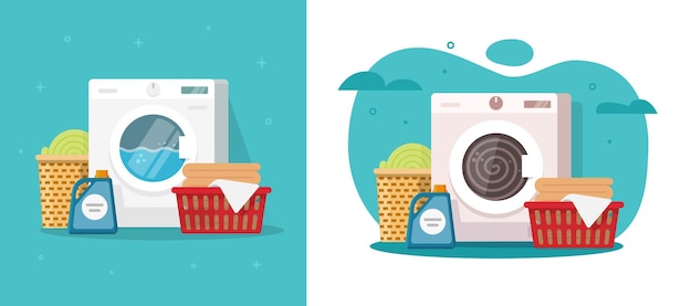 Vibrant Laundry Day: Washers, Baskets, and Cozy Comfort | Jiffy Designs