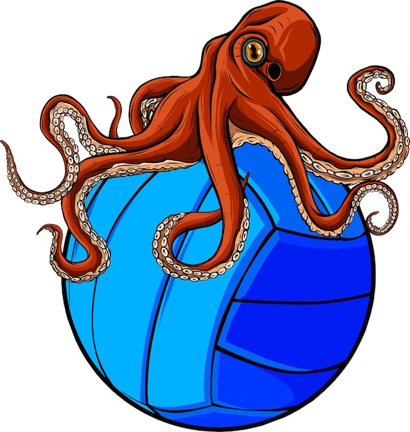Vibrant Octopus Adorning a Colorful Globe | Jiffy Designs