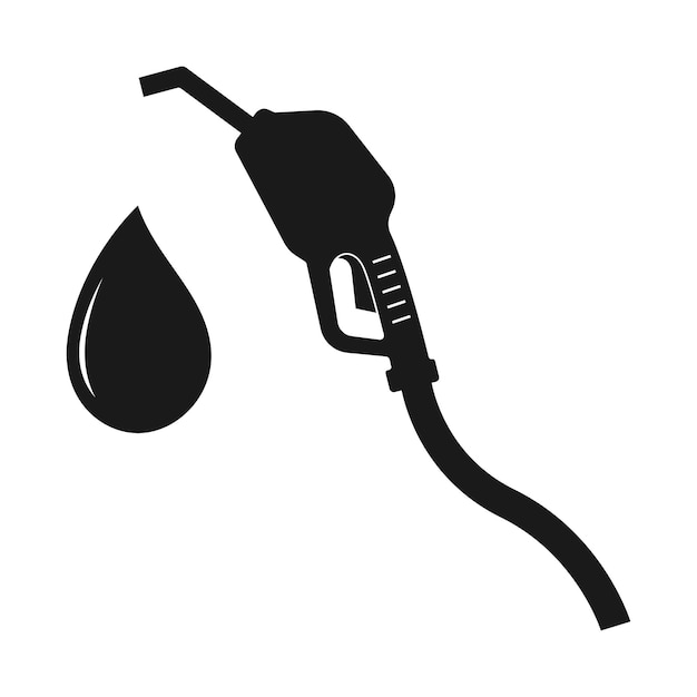 Sleek and Striking Fuel Pump Silhouette Icon | Jiffy Designs