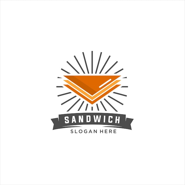 Vibrant Sunrise Sandwich Logo with Slogan | Jiffy Designs