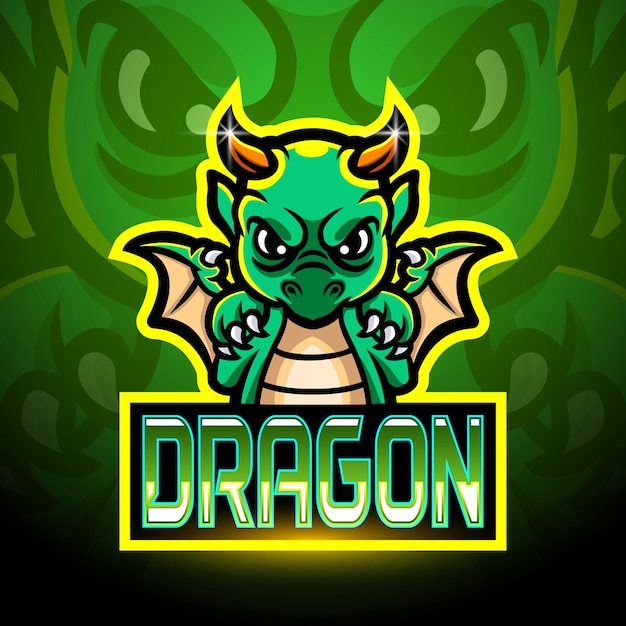 Fierce and Ferocious Dragon Mascot Logo | Jiffy Designs