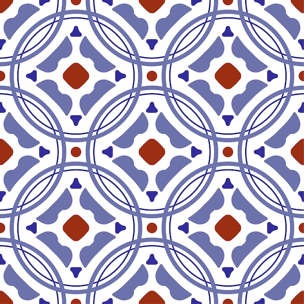 Vibrant Geometric Tile Pattern with Intricate Shapes and Colors | Jiffy ...