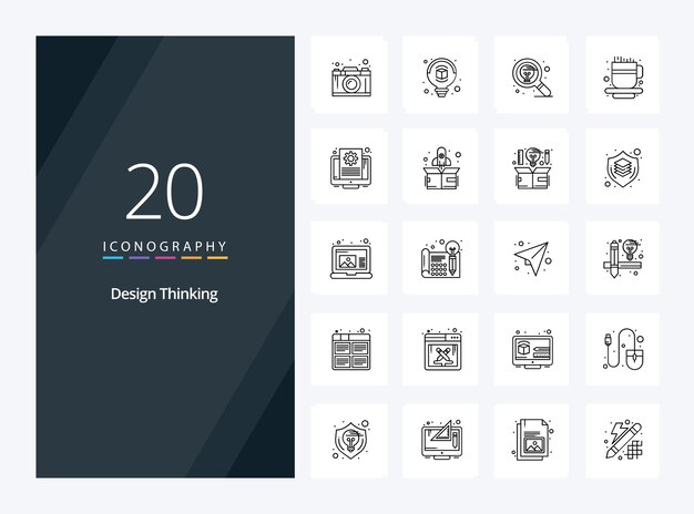 Comprehensive Collection of Design Thinking Icons | Jiffy Designs
