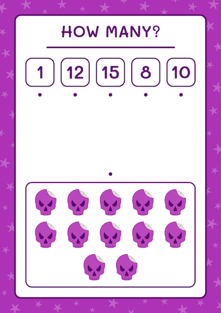 Counting Colorful Skulls: A Fun Math Activity | Jiffy Designs