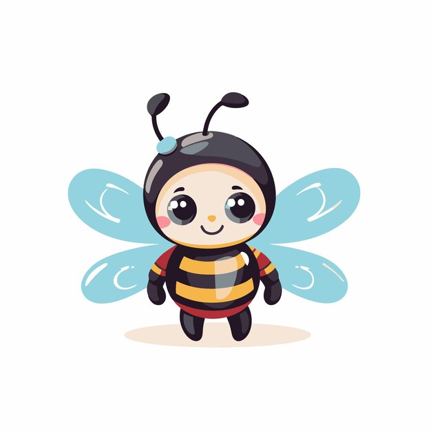 Adorable Buzzing Bee Mascot with Vibrant Stripes | Jiffy Designs