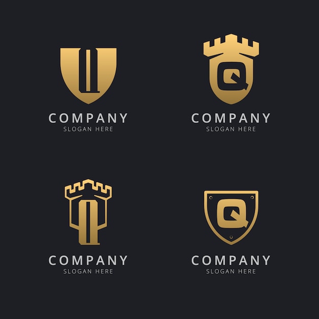 Elegant Golden Heraldic Crests and Shields for Company Branding | Jiffy ...