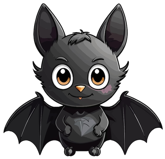 Adorable Bat Creature with Expressive Eyes and Playful Pose | Jiffy Designs