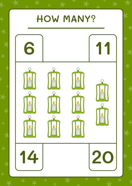 Counting Camping Lanterns in the Starry Night | Jiffy Designs