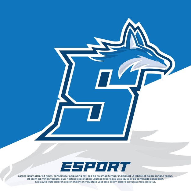 Striking Esports Emblem with Fierce Shark Insignia | Jiffy Designs