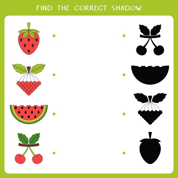 Discover the Matching Fruit Shadows in this Fun Visual Puzzle | Jiffy ...