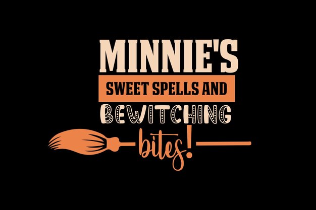 Minnie's Enchanting Spells and Bewitching Bites Halloween Lettering ...