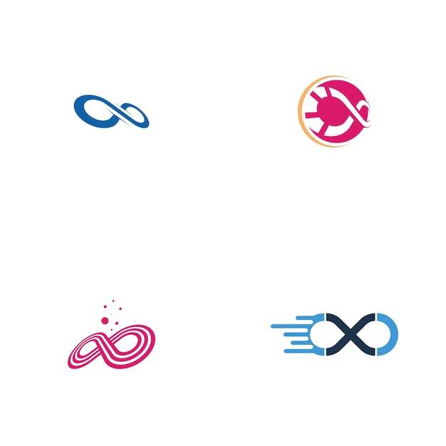 Vibrant Infinity Logo Collection with Diverse Color Schemes | Jiffy Designs