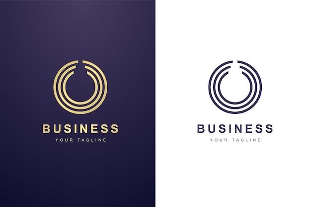 Elegant Circular Business Logo with Minimalist Design | Jiffy Designs