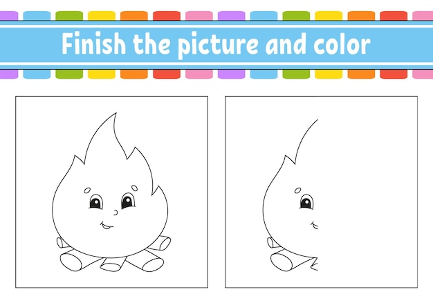 Vibrant Collection of Playful Flame Illustrations | Jiffy Designs