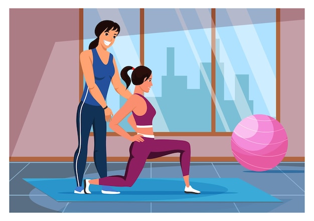 Inspiring Fitness Duo Motivating Each Other in Home Workout | Jiffy Designs