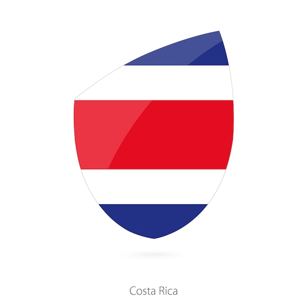 Vibrant Costa Rican Flag Emblem | Jiffy Designs