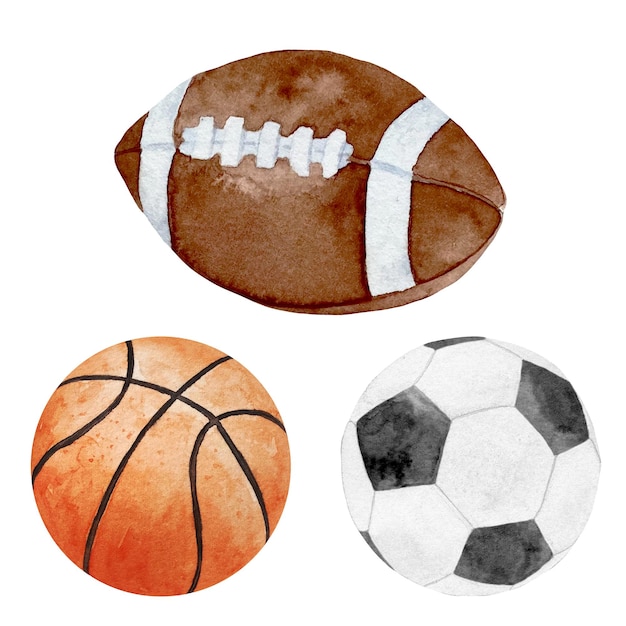 Vibrant Collection of Iconic Sports Balls | Jiffy Designs