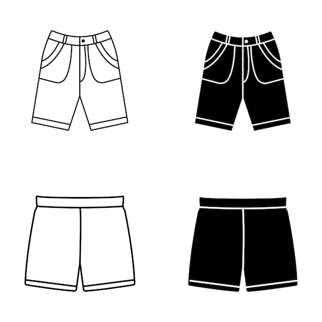 Diverse Collection of Stylish Shorts with Contrasting Designs | Jiffy ...