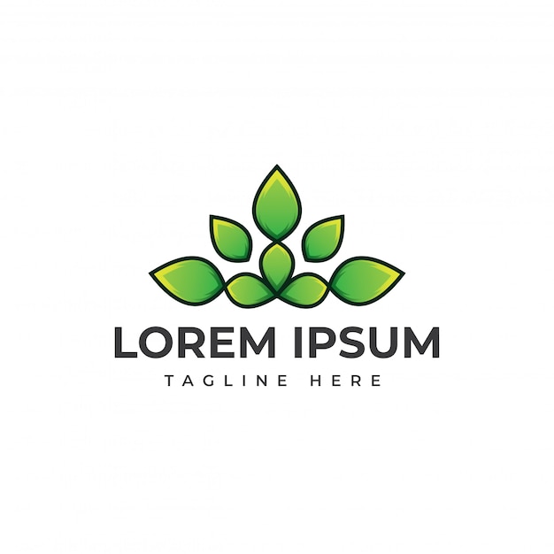 Vibrant Green Leaf Cluster Logo for Natural Brand | Jiffy Designs