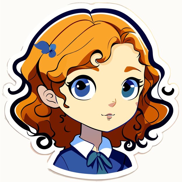 Charming Anime-Inspired Portrait of a Young Girl | Jiffy Designs