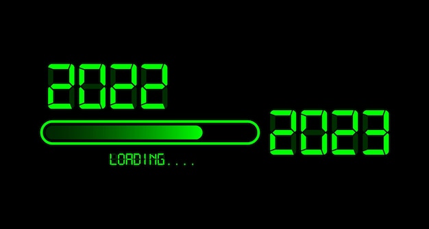 Futuristic Loading Screen with Glowing Green Digits | Jiffy Designs