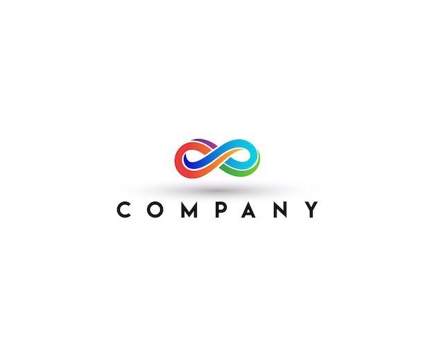 Vibrant Infinity Loop - Dynamic Branding Symbol | Jiffy Designs