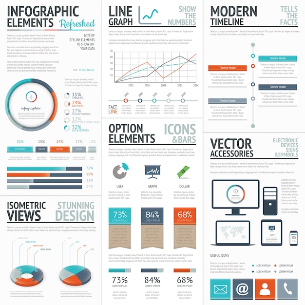 Comprehensive Infographic Design Elements with Vibrant Graphics | Jiffy ...