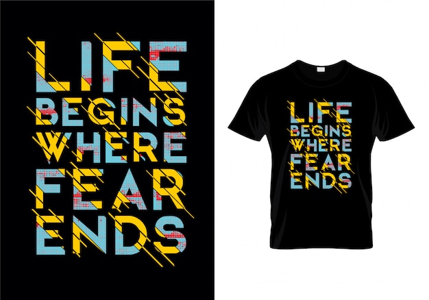 Vibrant Typographic Design with Inspiring Life Motto | Jiffy Designs