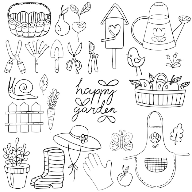 Delightful Garden Doodles: Charming Illustrations for Nature ...