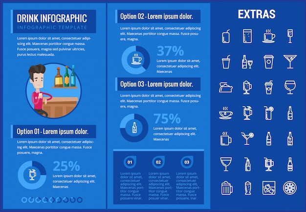 Comprehensive Drink Infographic with Detailed Beverage Options | Jiffy ...