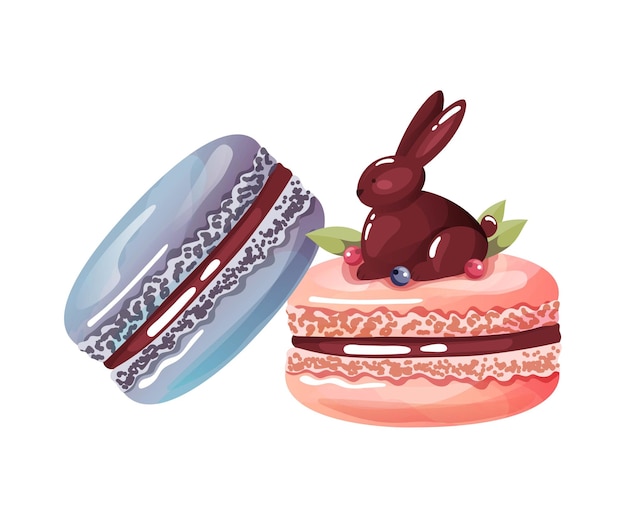 Delectable Macarons and Whimsical Rabbit Treat | Jiffy Designs