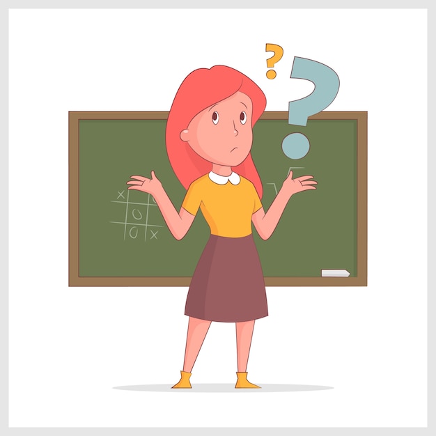 Perplexed Student Pondering a Classroom Puzzle | Jiffy Designs