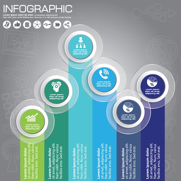 Vibrant Infographic Design with Circular Workflow Illustration | Jiffy ...
