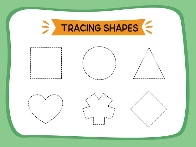 Tracing Geometric Shapes for Early Learning | Jiffy Designs