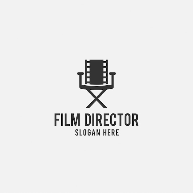 Iconic Film Director's Chair with Cinematic Film Strip | Jiffy Designs
