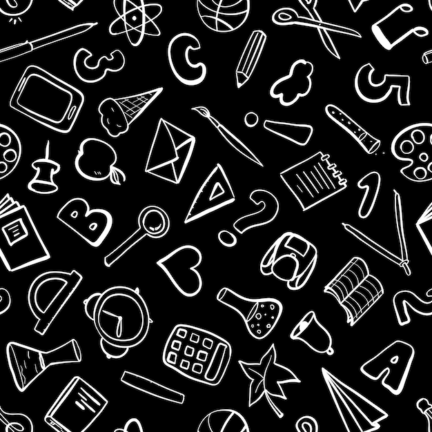 Whimsical Monochrome Symbols and Shapes Collage | Jiffy Designs