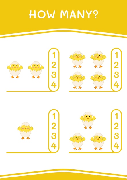 Counting Cute Chicks: A Playful Number Matching Game | Jiffy Designs