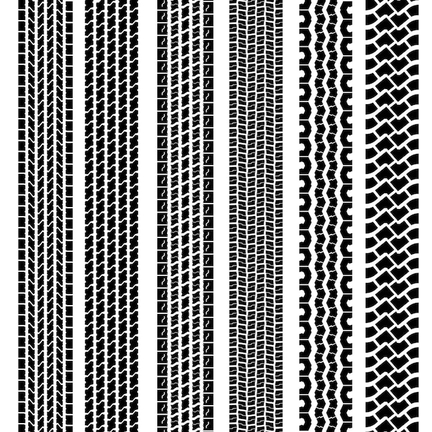 Striking Monochrome Tire Tread Patterns | Jiffy Designs